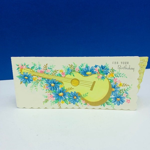 Mandolin Birthday Card - Etsy