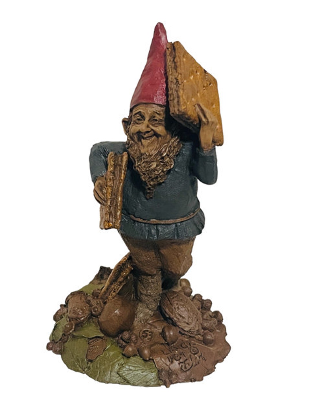 Tom Clark Figurine Gnome Elf SIGNED Sculpture Cairn Vtg Lance Cracker ...