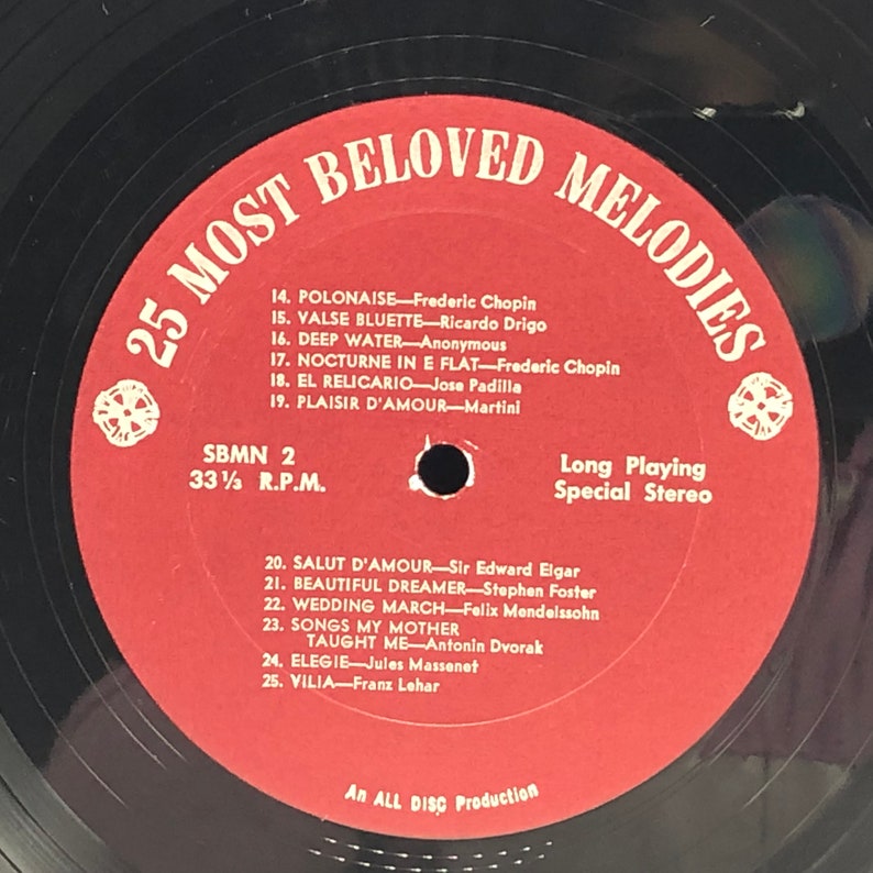 VINYL RECORD VINTAGE 33 Rpm Music Album Lp Vtg Cover Sleeve 50 - Etsy