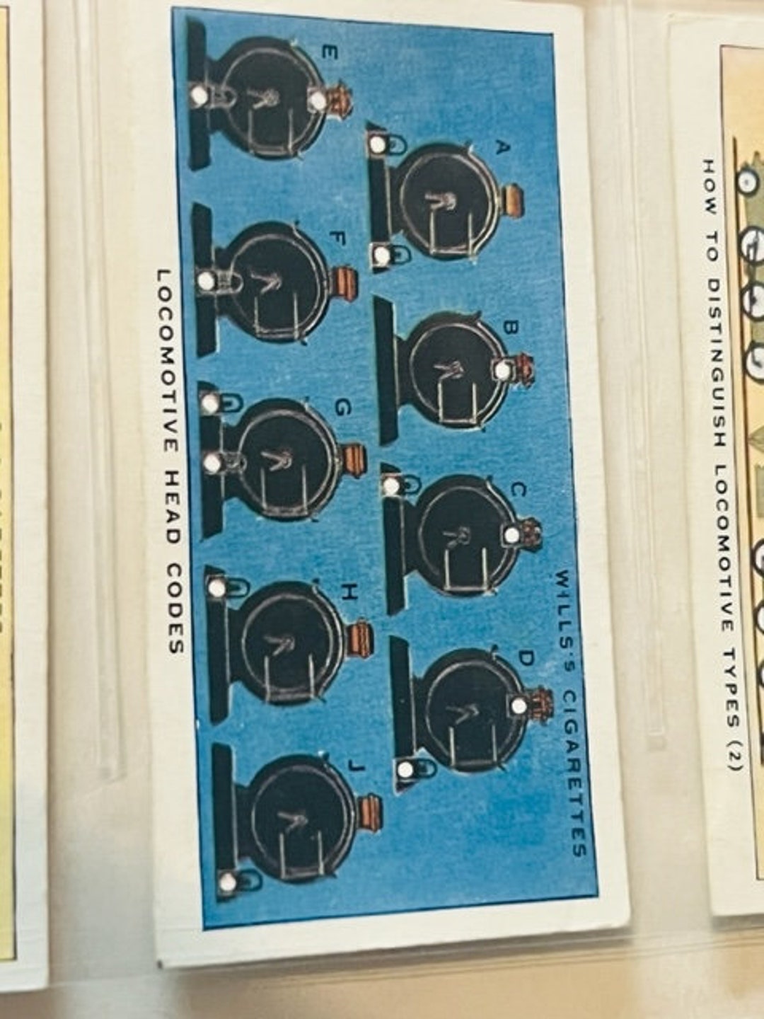 Railroad Card Train Railway Equipment 1938 HO WD Wills Imperial ...