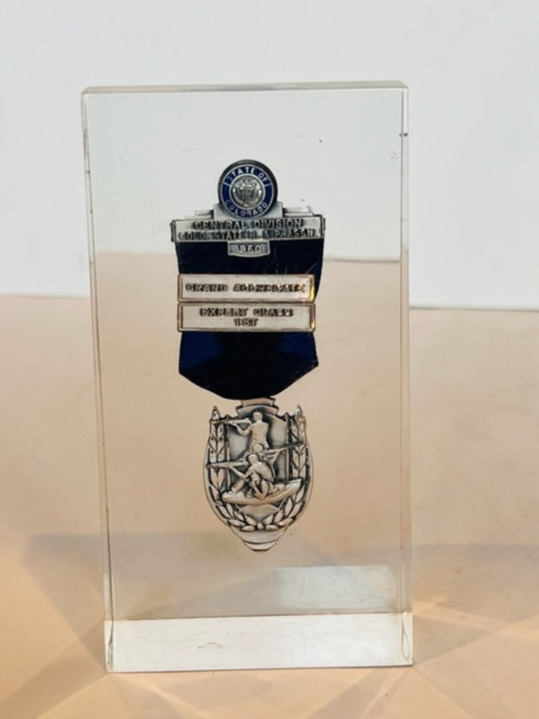 Rifle Shooting Hunting Award Pinback Medal Pin Ribbon Colorado CO 1960 ...