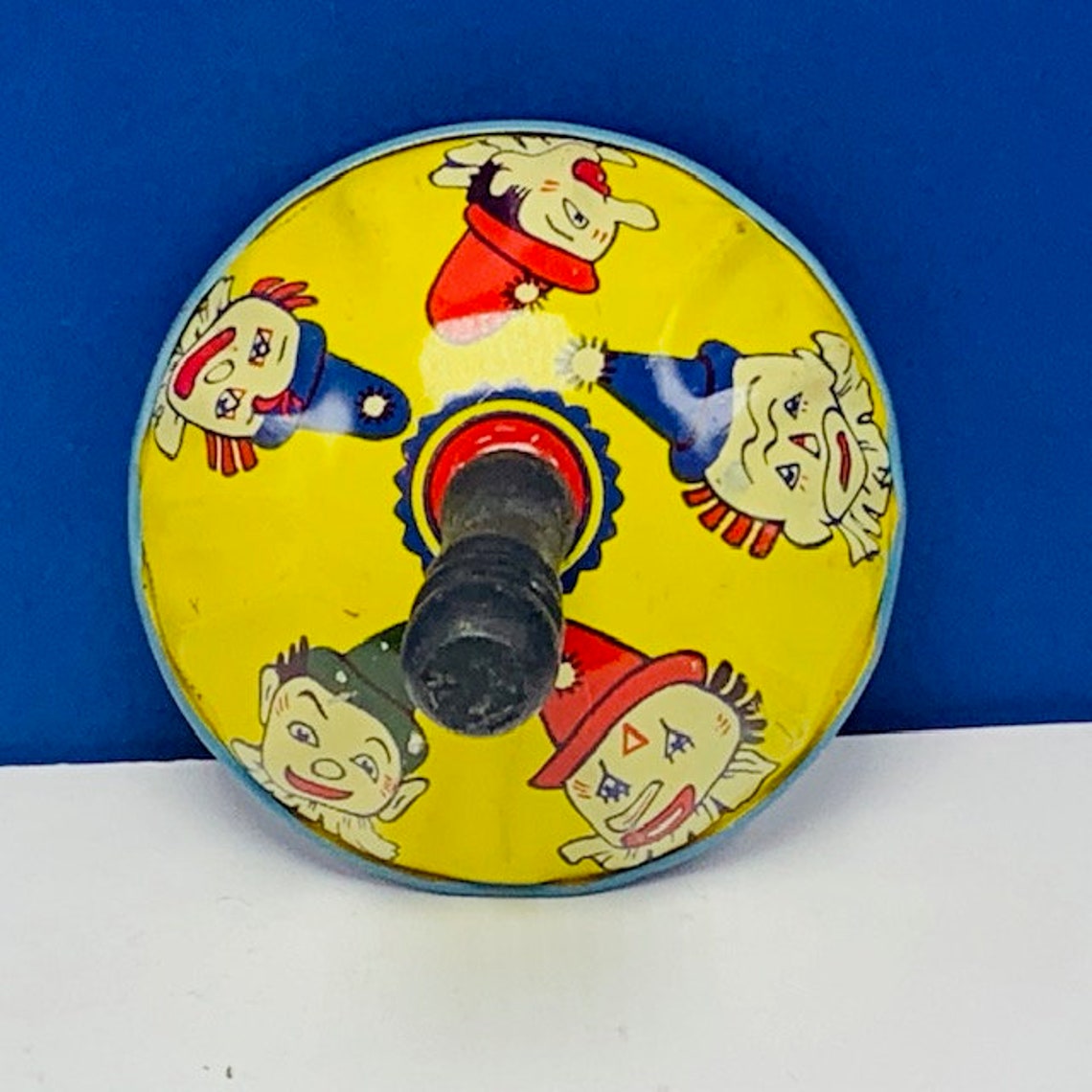 CLOWN CIRCUS NOISEMAKER 1940s tin metal vintage antique noise | Etsy