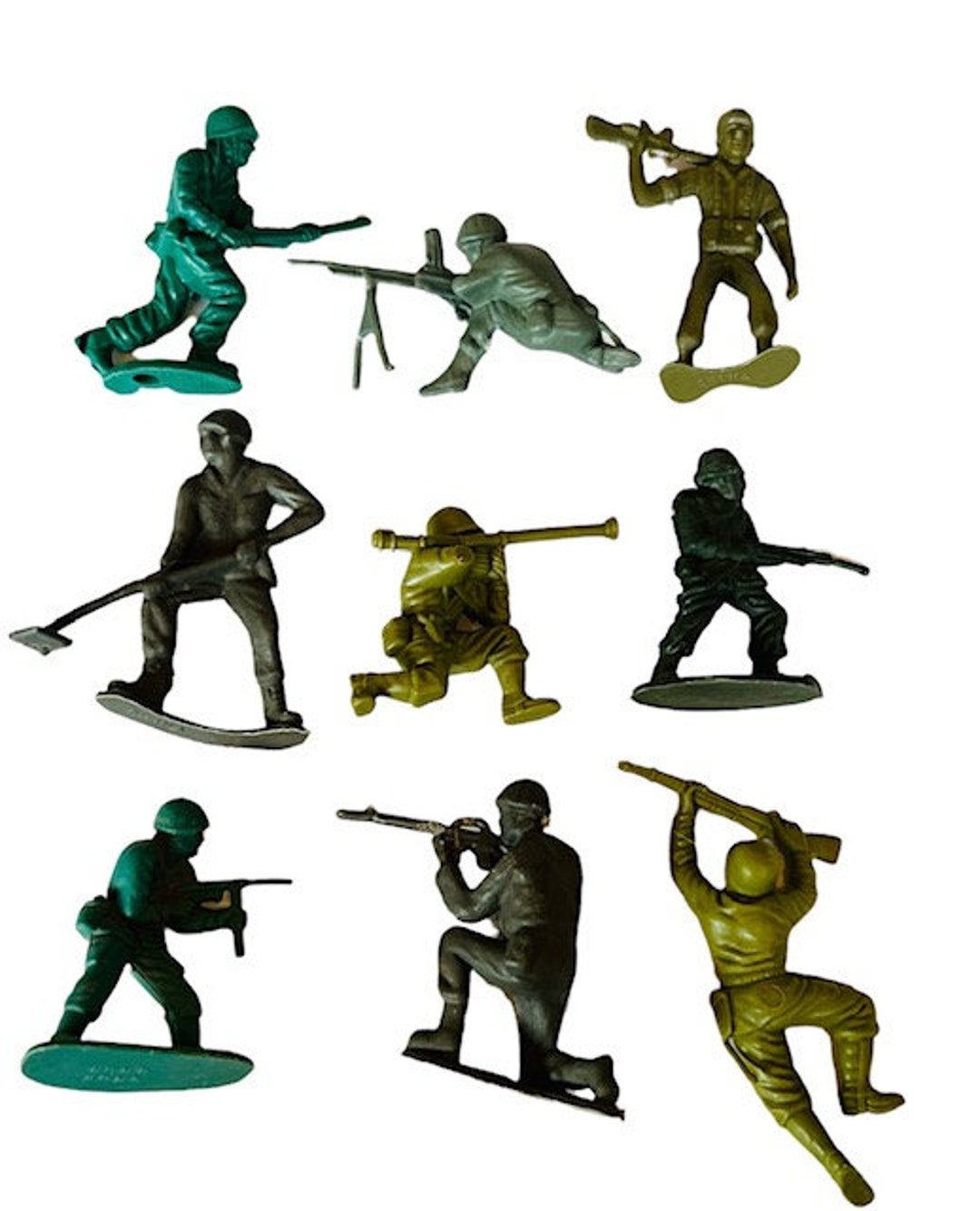 Toy Soldier Vtg Military Figure Army Men Mpc Mee Marx Plastic LOT Ww1 ...
