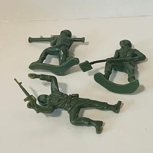Toy Soldier Vtg Military Figure Army Men Mpc Mee Marx Plastic LOT Land ...
