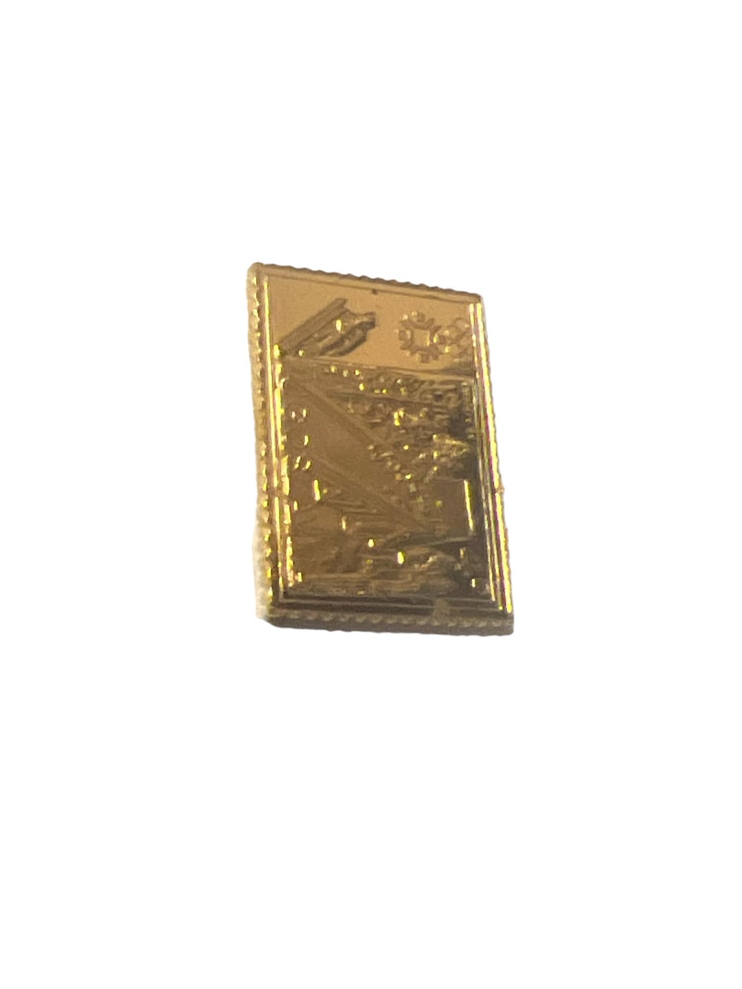 Franklin Mint Stamp Sterling Silver on Gold Olympics 1985 Yugoslavia ...