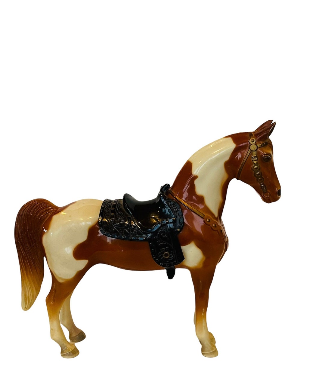 Breyer Horse Figurine Model Vintage 1960s Vtg Plastic Resin Toy Saddle ...
