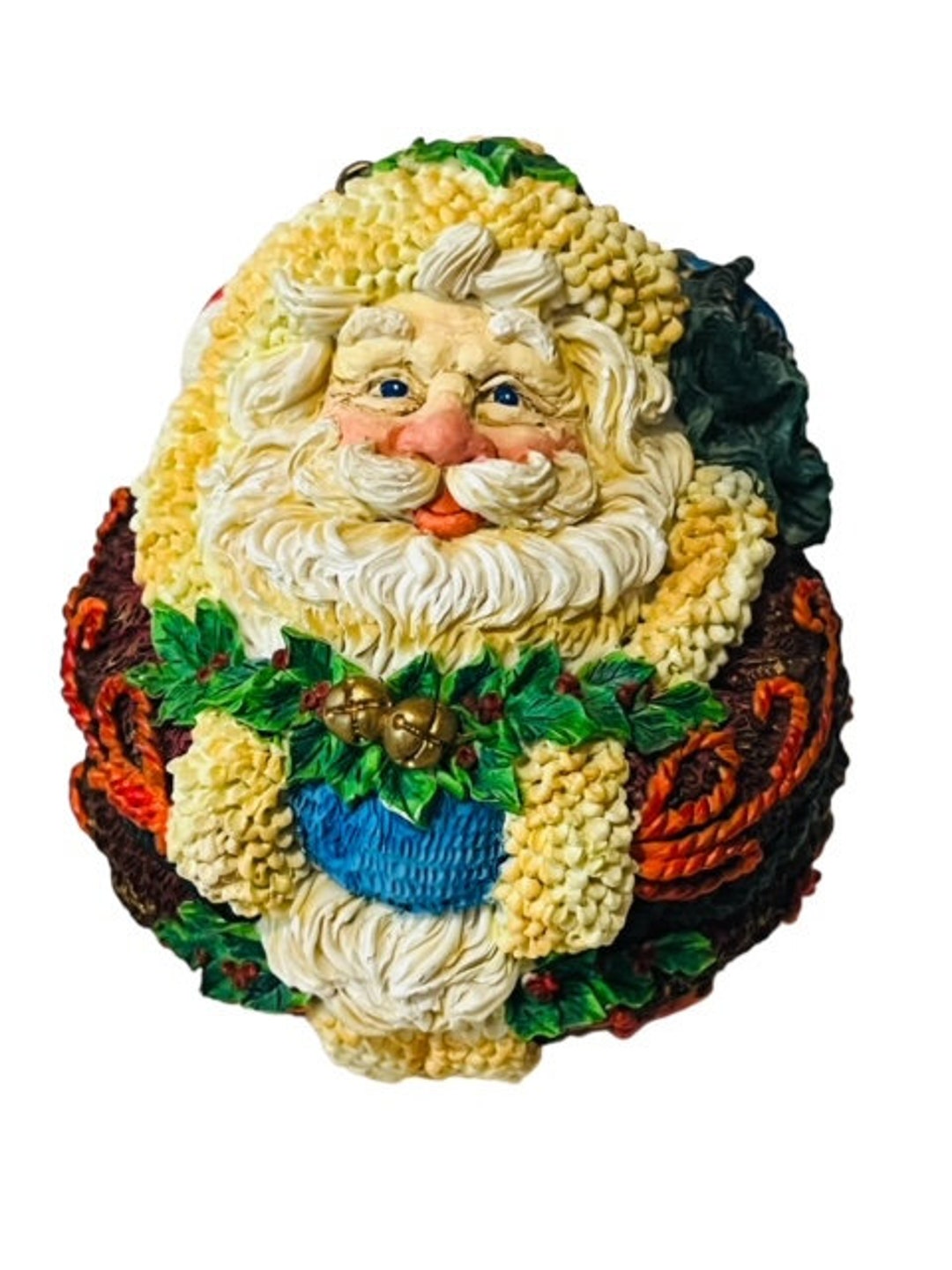 Crinkle Claus Santa Figurine Christmas Possible Dreams Vtg Round ...