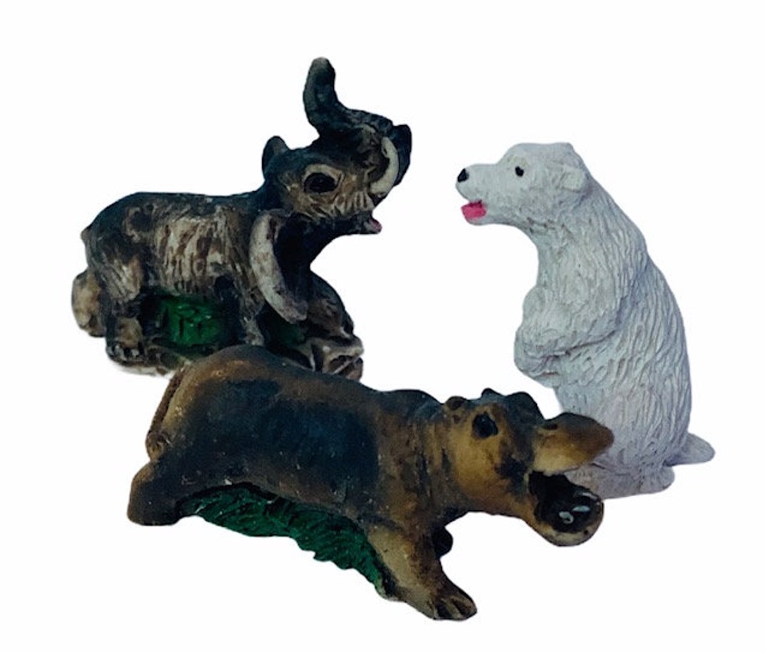 PETER FAGAN MINIATURE Figurine Vtg Scotland England Animals Decor Gift ...