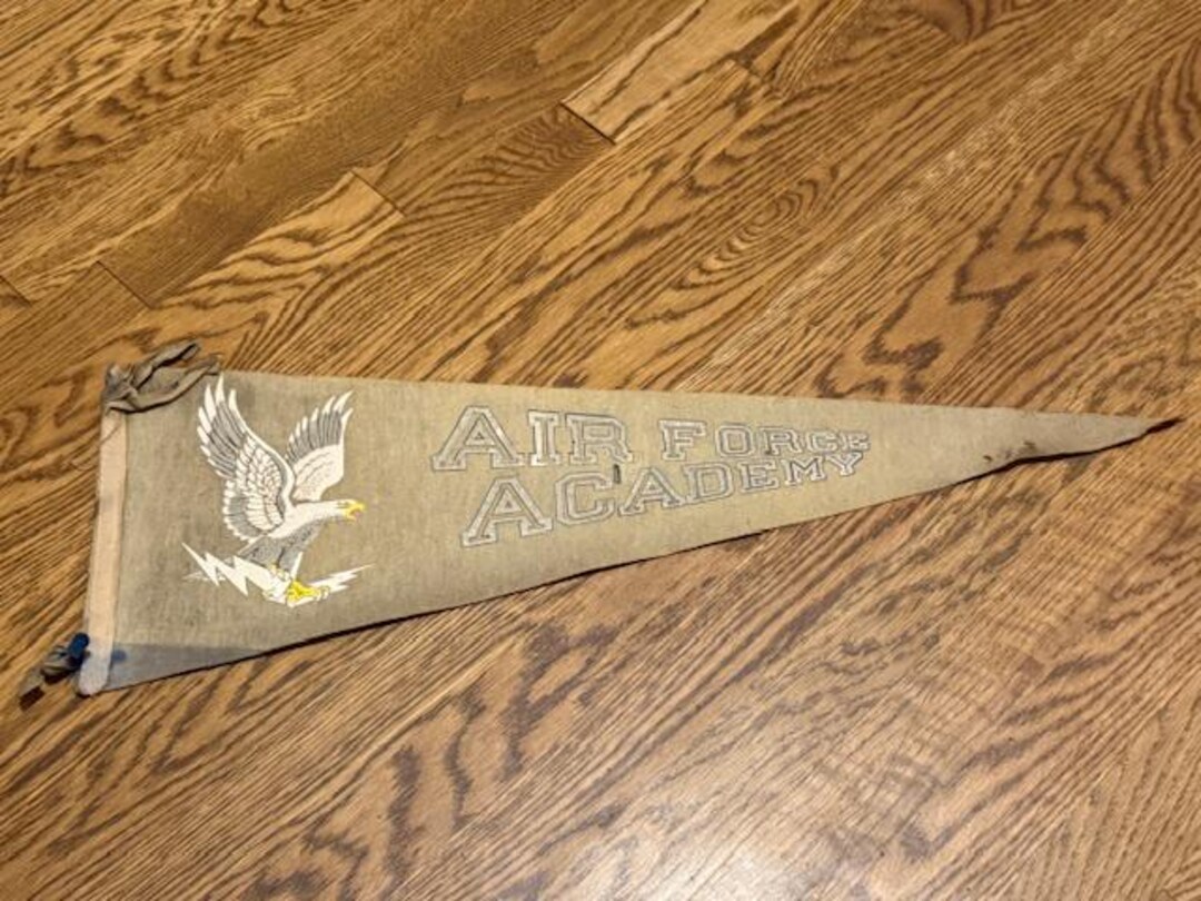 Vintage Pennant Flag Historical Memorabilia 1960s Air Force Academy ...