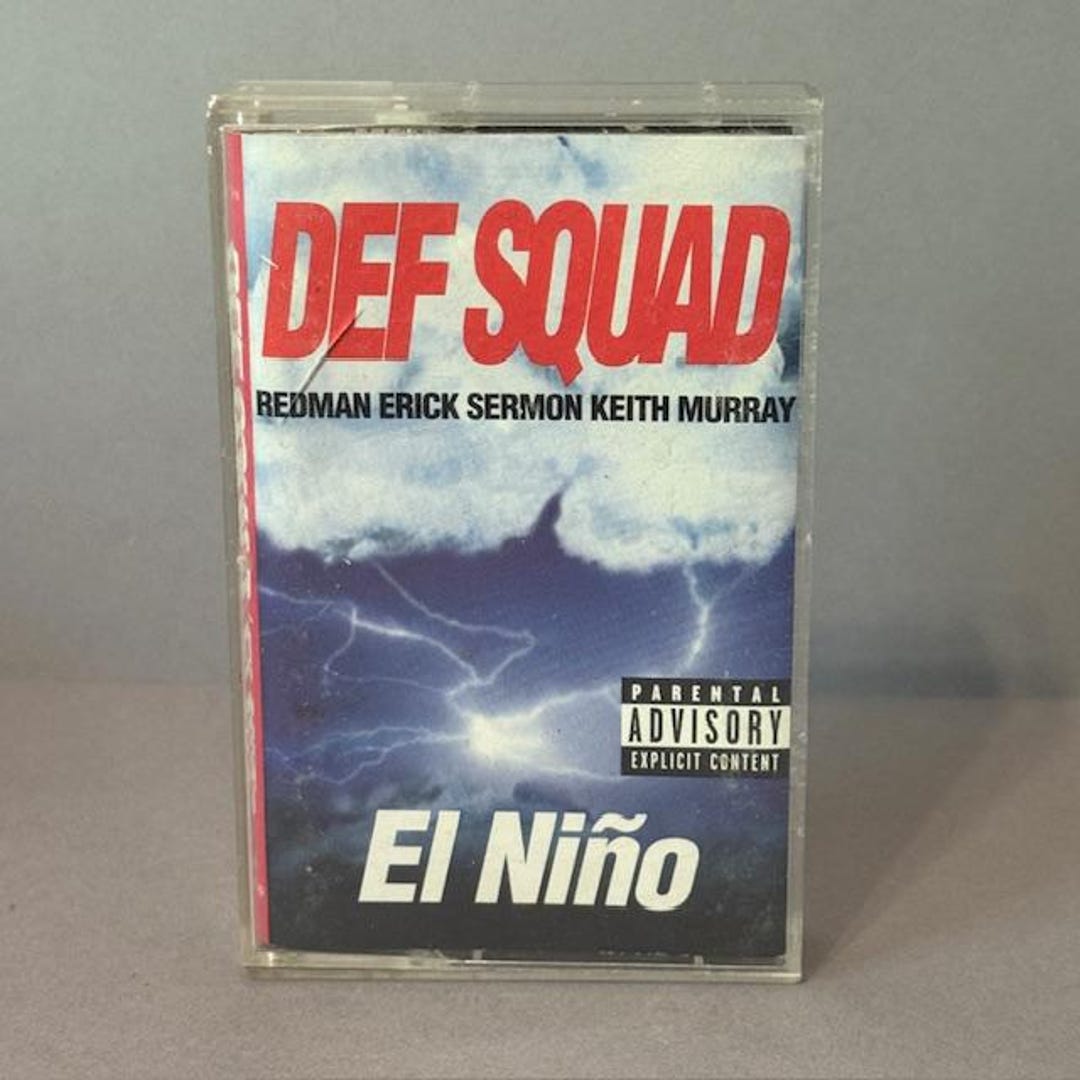 Def Squad Hip Hop Rap Cassette Tape El Nino 1998 Redman Erick Sermon ...