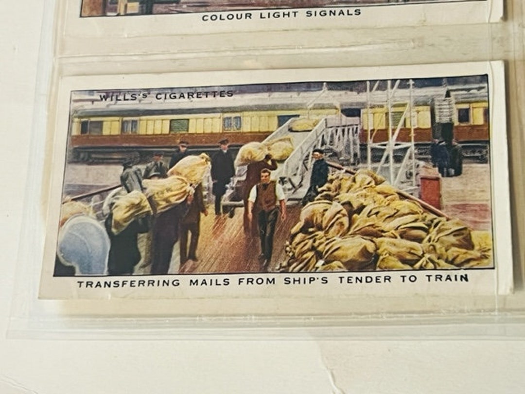 Railroad Card Train Railway Equipment 1938 HO WD Wills Imperial Mail ...
