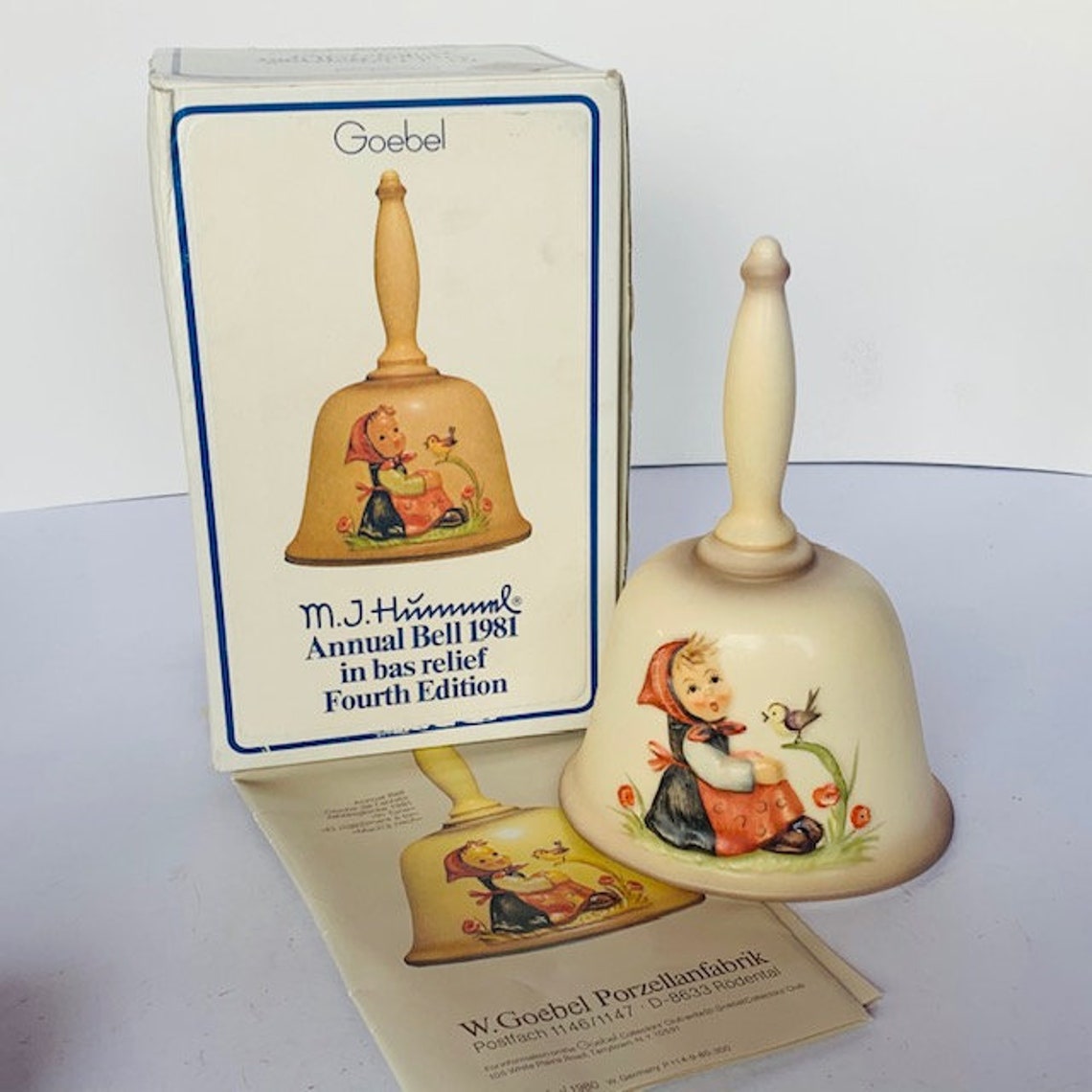 HUMMEL GOEBEL BELL 1979 Vintage Porcelain Figurine West | Etsy