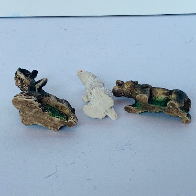 PETER FAGAN MINIATURE Figurine Vtg Scotland England Animals Decor Gift ...