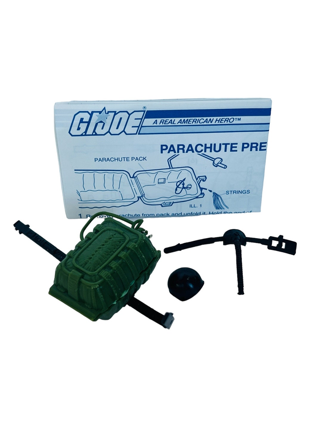 Parachute Premium 1984 Gi Joe Cobra ARAH Figure Vehicle Hasbro Vtg ...