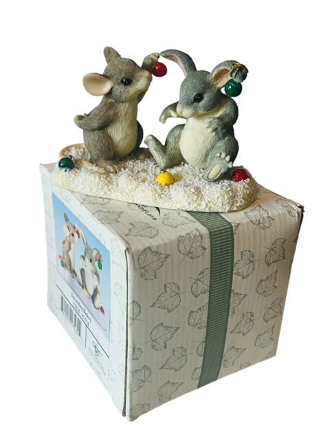 Charming Tail Figurine Mouse Fitz Floyd Anthropomorphic Decorating ...