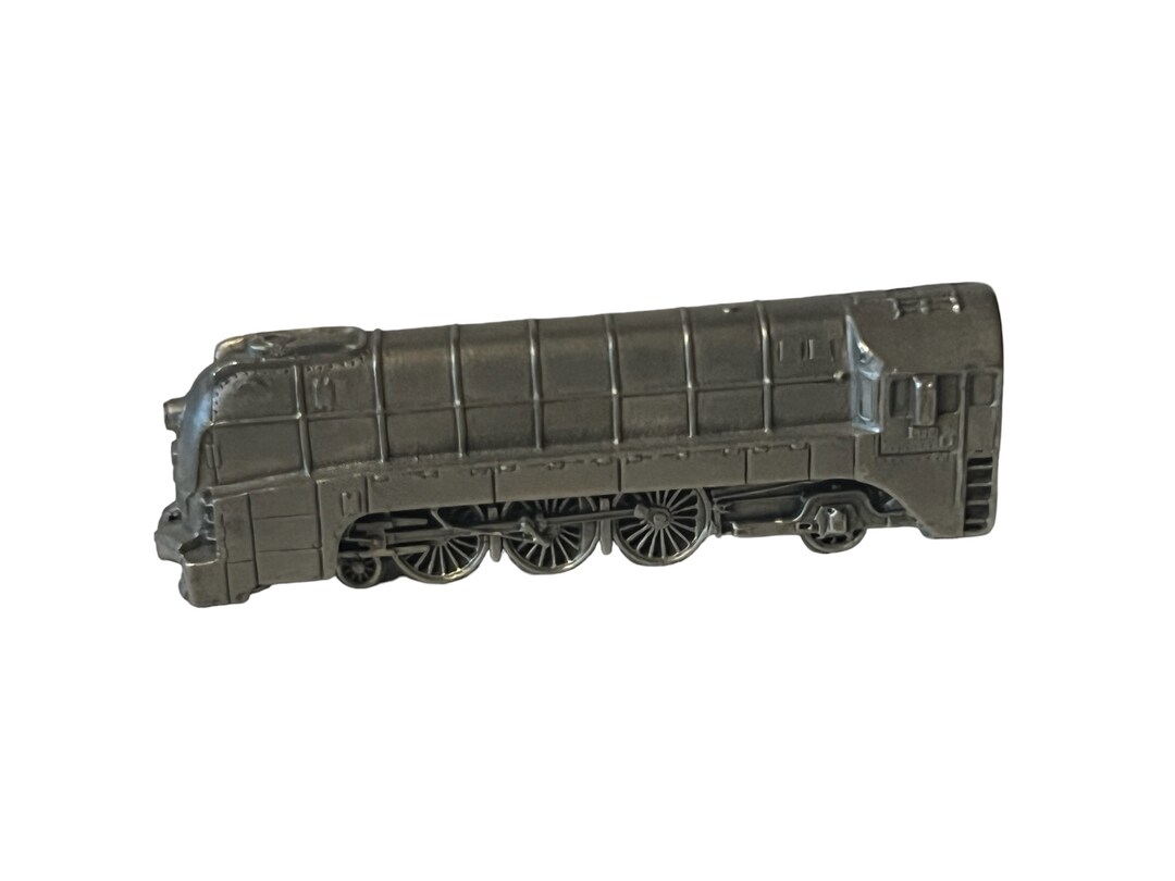 Danbury Mint Pewter Train American Steam Engine Locomotive Figurine ...