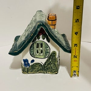 Blue Sky Pottery Candle Holder Heather Goldmine Signed 2002 Cottage ...
