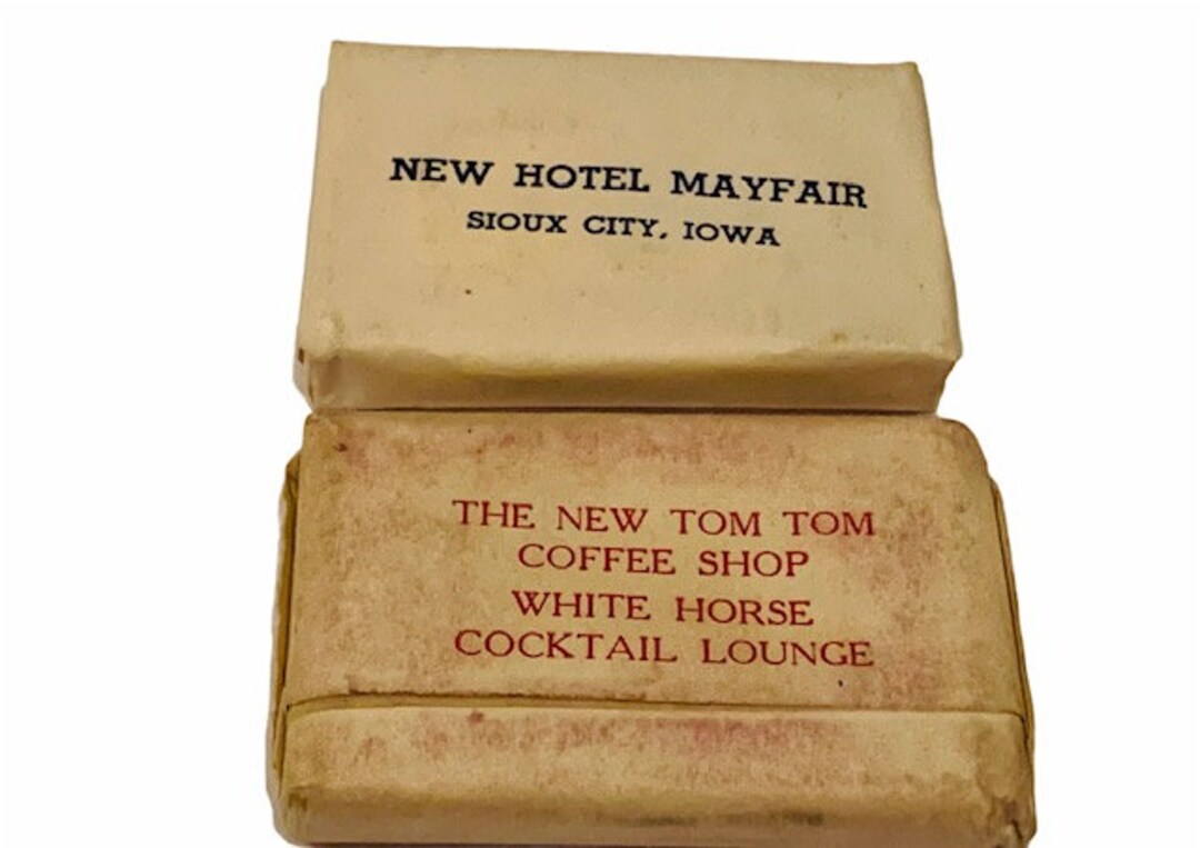 HOTEL MOTEL ADVERTISING Vintage Bar Bath Soap Collectible Americana ...