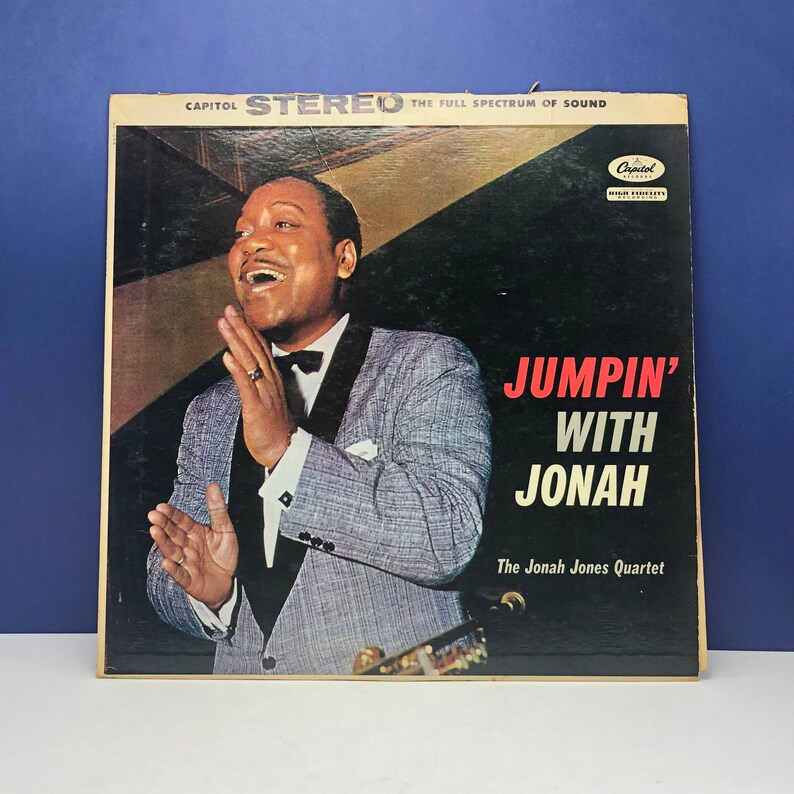 VINYL RECORD VINTAGE 33 Rpm Music Album Lp Vtg Cover Sleeve Jonah Jones ...