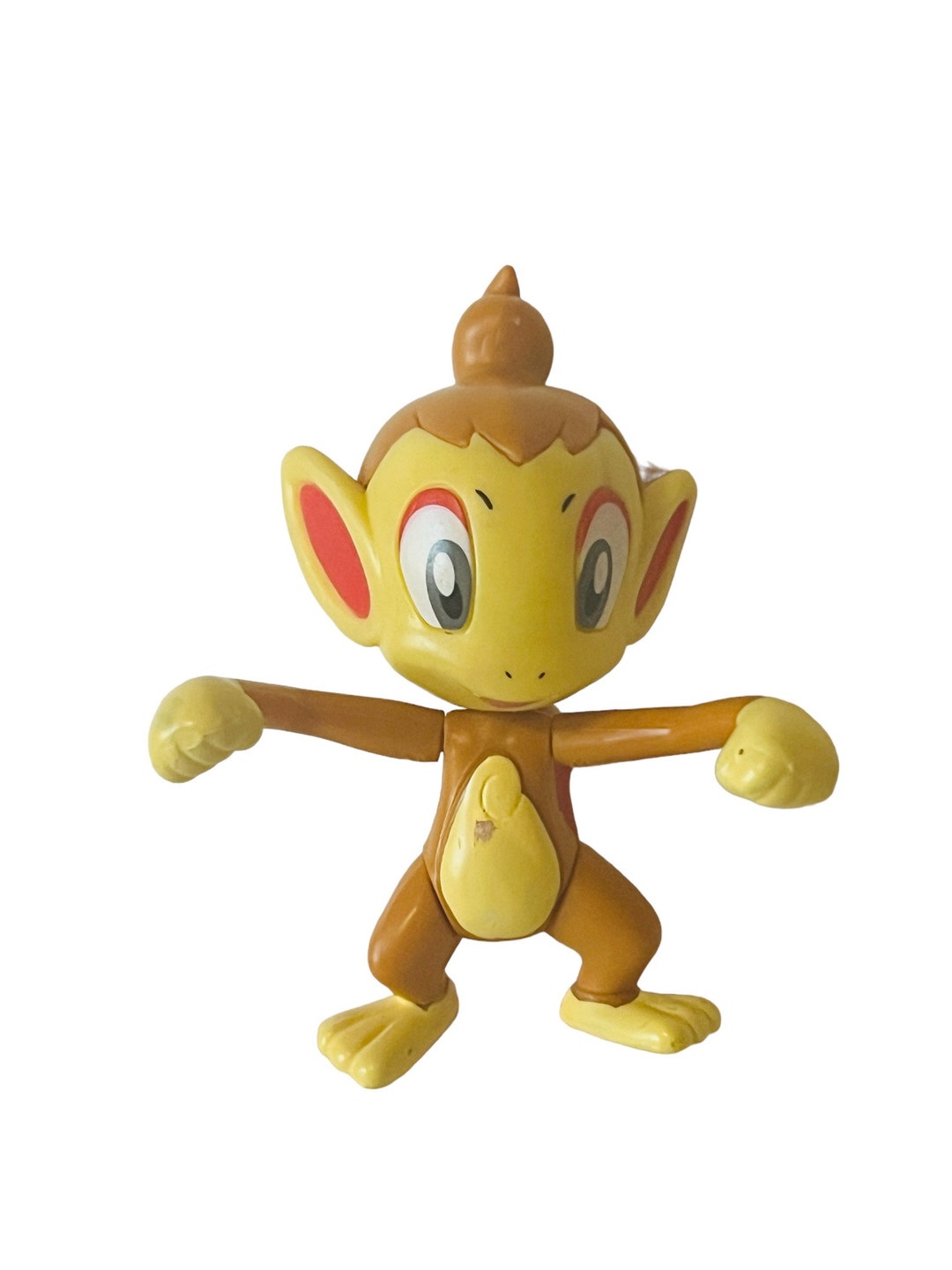Chimchar Monkey Pokemon Pikachu Figure Anime Toy Nintendo Bandai Tomy ...