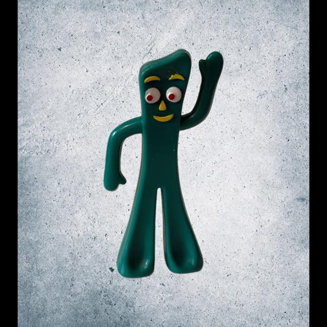 Vintage Gumby Toy Bendy Figure 1989 Jesco Pokey Playskool Bendies Prema ...