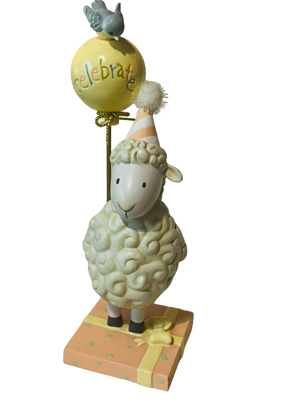 Lamb Sheep Figurine Really Woolly Psalm 64:10 Dayspring Cards Birthday ...
