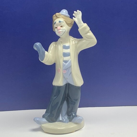 CIRCUS CLOWN FIGURINE vintage statue sculpture vtg collectible | Etsy
