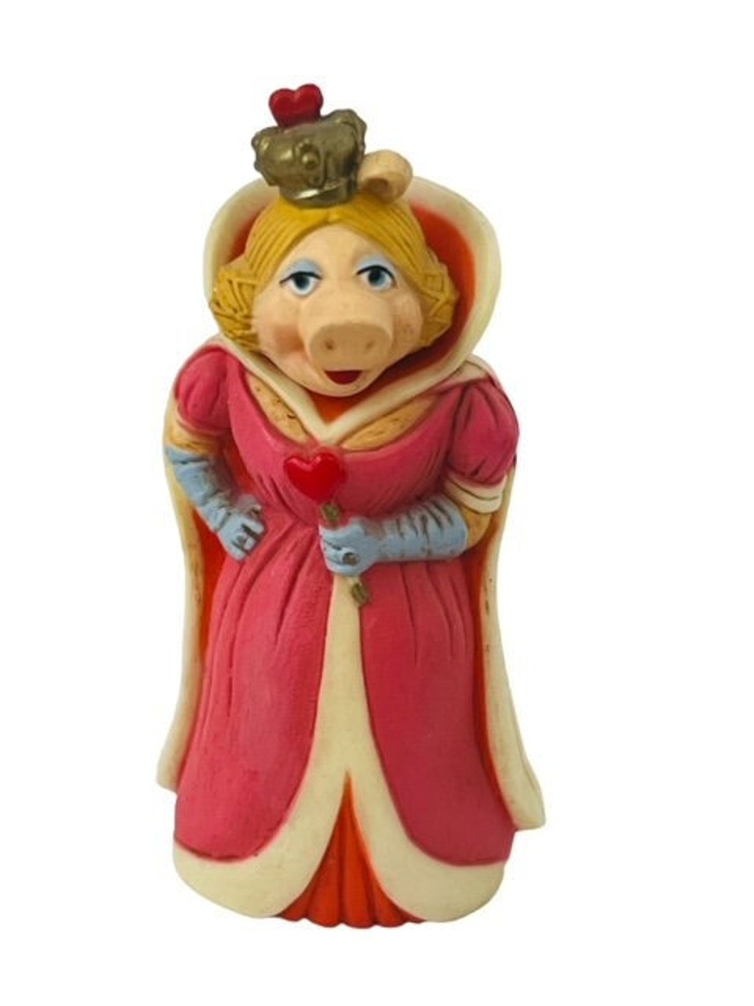 Miss Piggy Miniature Toy Figure Queen Muppets Vtg Jim Henson Gift ...