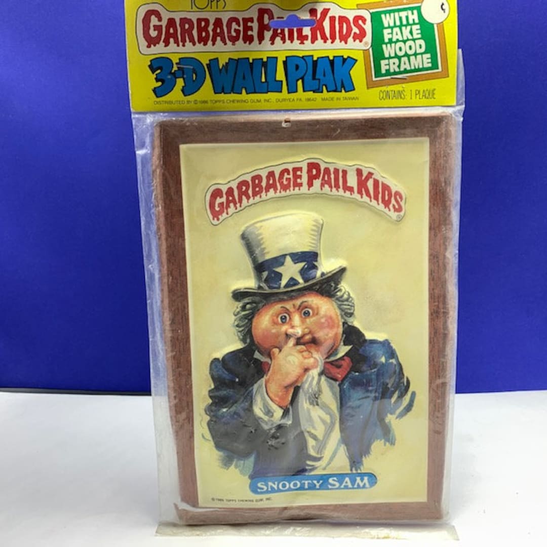 GARBAGE PAIL KIDS Vintage Trading Card Game Puzzle Topps Advertising ...