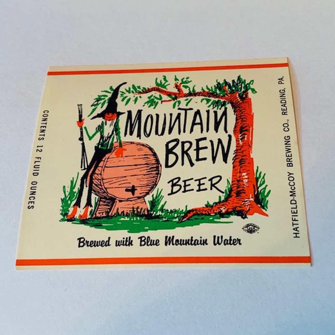 WINE BEER LABEL Drug Store Antique Paper Ephemera Vintage Ww2 Era Wwii ...