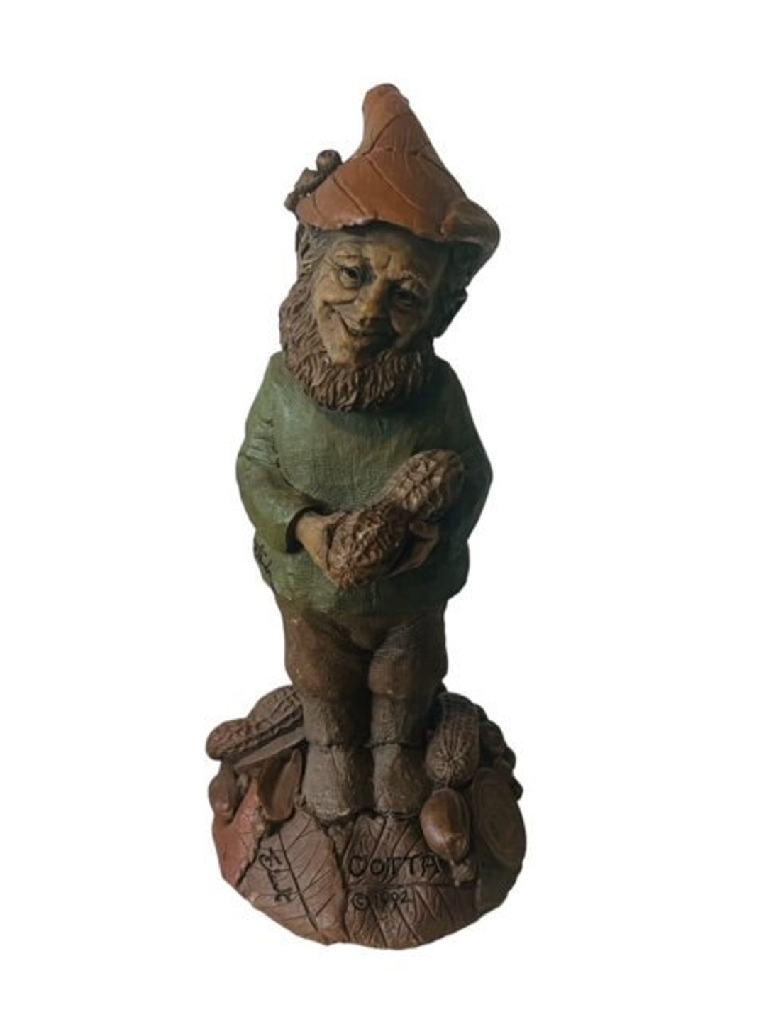 Tom Clark Figurine Gnome Elf SIGNED Cairn Sculpture Cotta 1992 Peanut ...