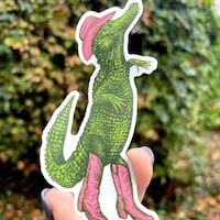 Orange Gator | Vinyl Waterproof Sticker - Etsy