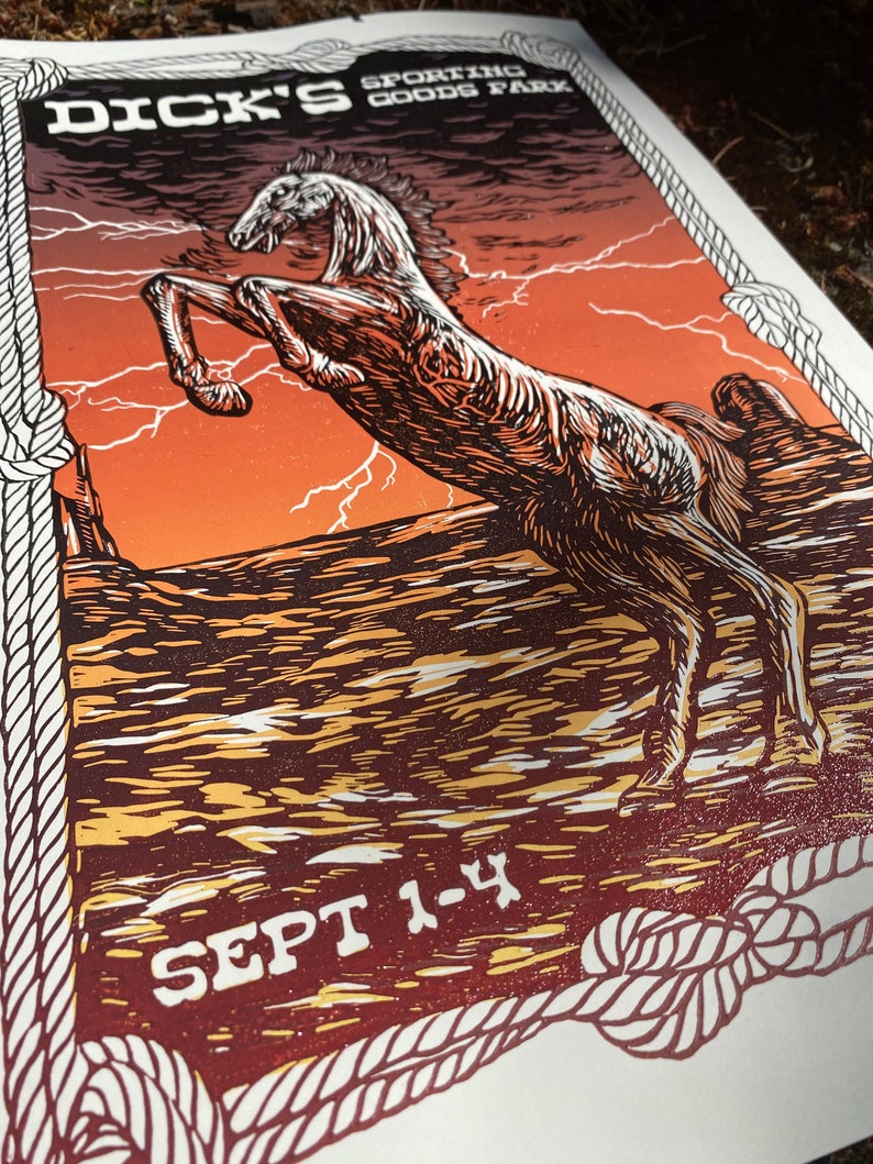 Dicks 2022 Print Phish Print Phish Poster Phish Art Etsy