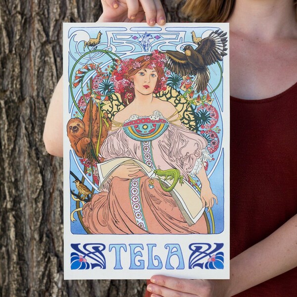 Mucha Print - Etsy