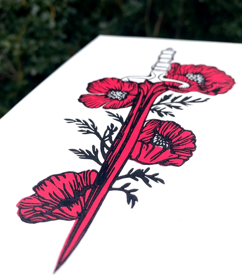 POPPY'S DAGGER PRINT, Poppy Dagger, Fbaa, Wolven Dagger, Bloodstone ...