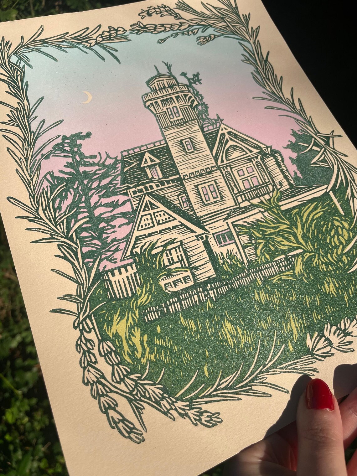 PRACTICAL MAGIC PRINT, Practical Magic, Practical Magic House ...