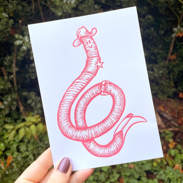 Relief Print - Etsy
