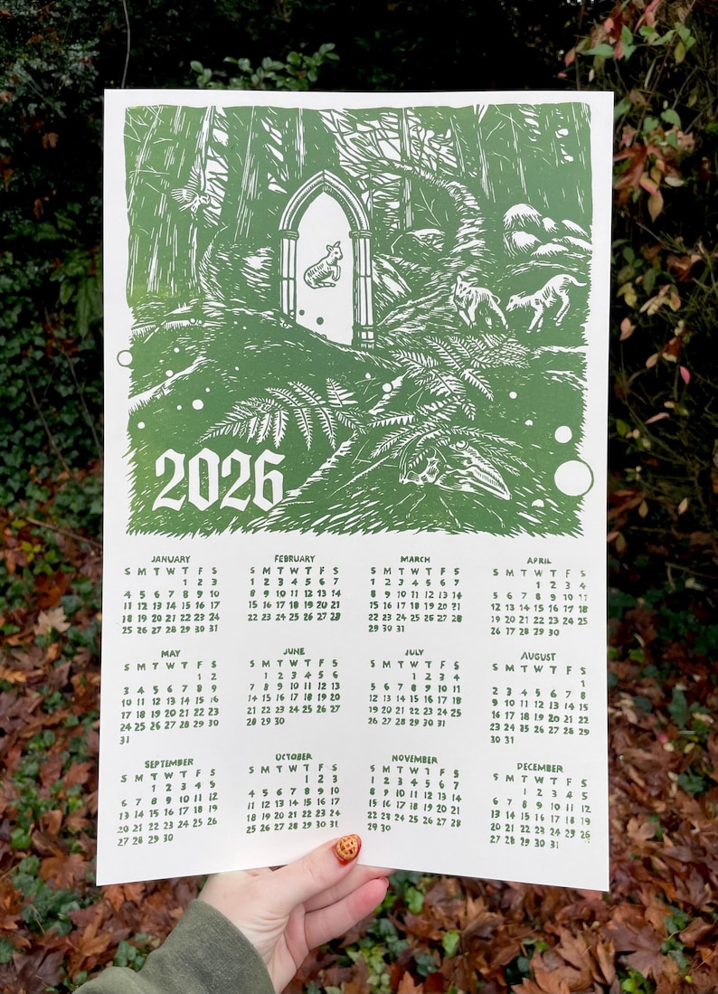 PRE-ORDER 2026 CALENDAR, Magical Forest, Magical Forest Calendar ...
