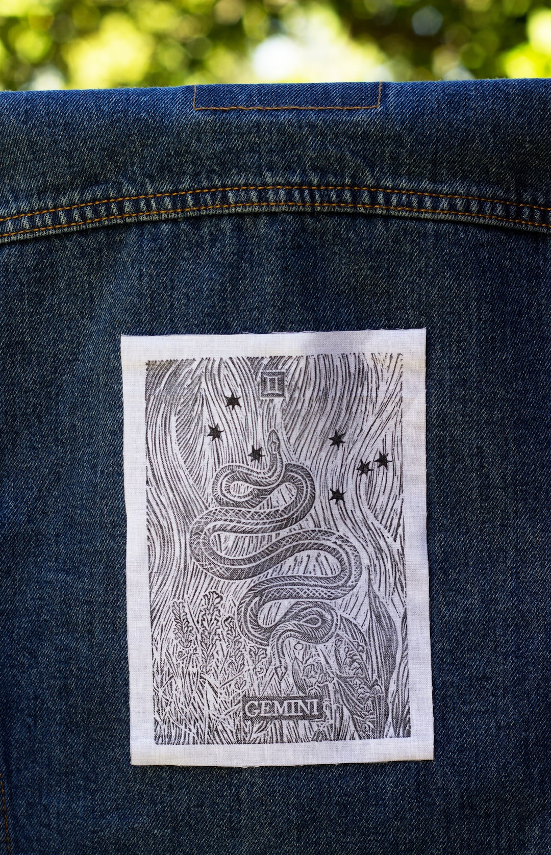 GEMINI Sew-on Patch, Gemini Patch, Zodiac Patch, Patches for Jackets ...