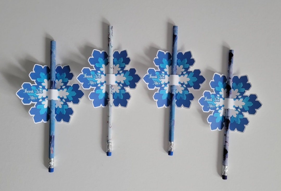 FROZEN Snowflakes Pencil Holders Party Favors - Etsy