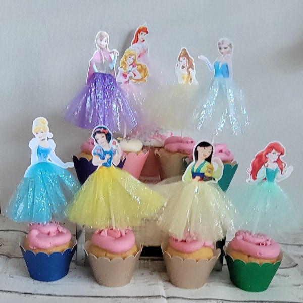 PRINCESS CAKE TOPPER - Etsy