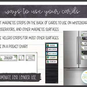 Farmhouse Schedule Cards Bundle 1 | Classroom Decor | Modern Farmhouse ...