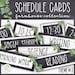 Farmhouse Schedule Cards Bundle 3 | Classroom Decor | Modern Farmhouse ...