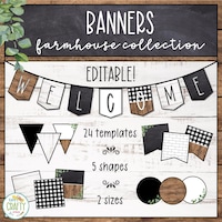 Modern Farmhouse 2D 3D Shape Posters Classroom Decor - Etsy Canada