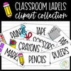 Printable Composition Style Labels for Lockers, Bins, and Classroom - Etsy