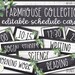 Farmhouse Schedule Cards Bundle 1 Classroom Decor Modern Farmhouse ...