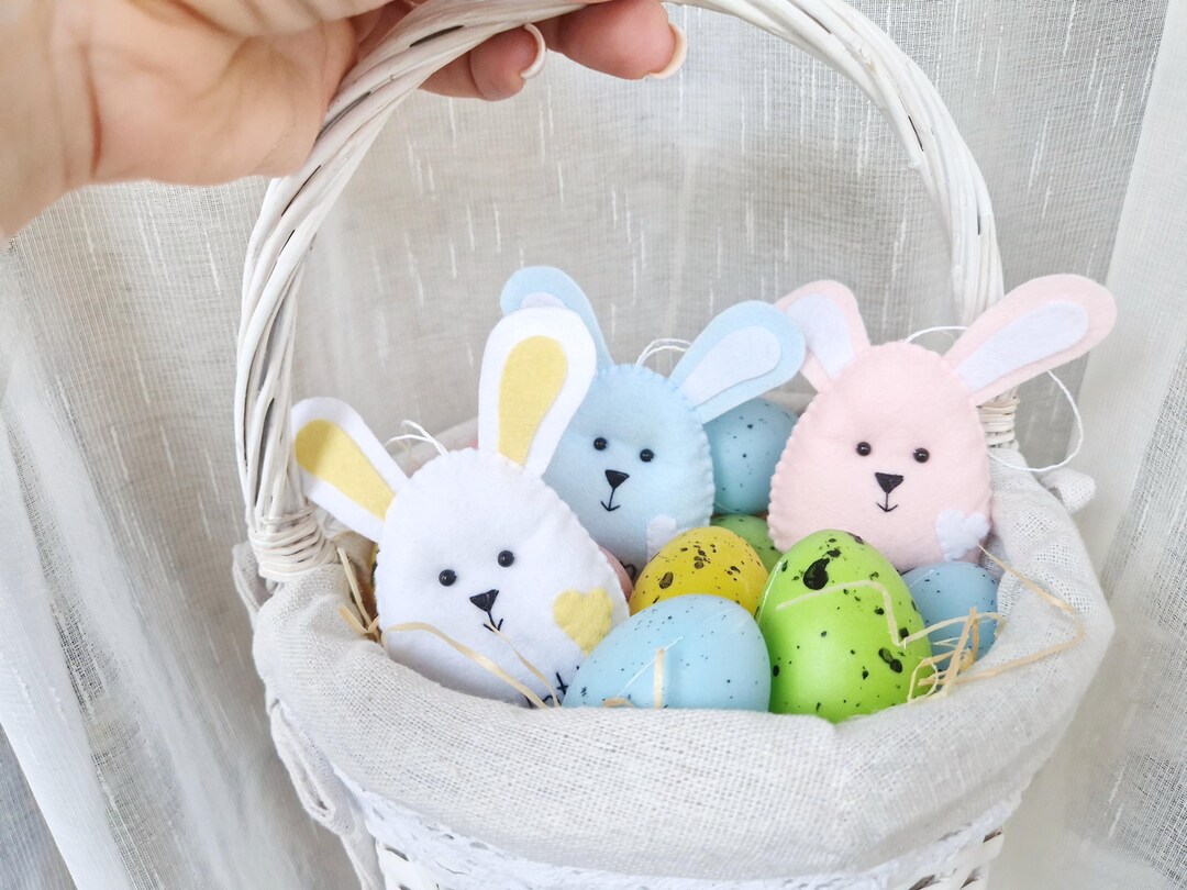 Easter Bunny Ornament, Easter Decor, Busket Stuffers, Easter Tree ...