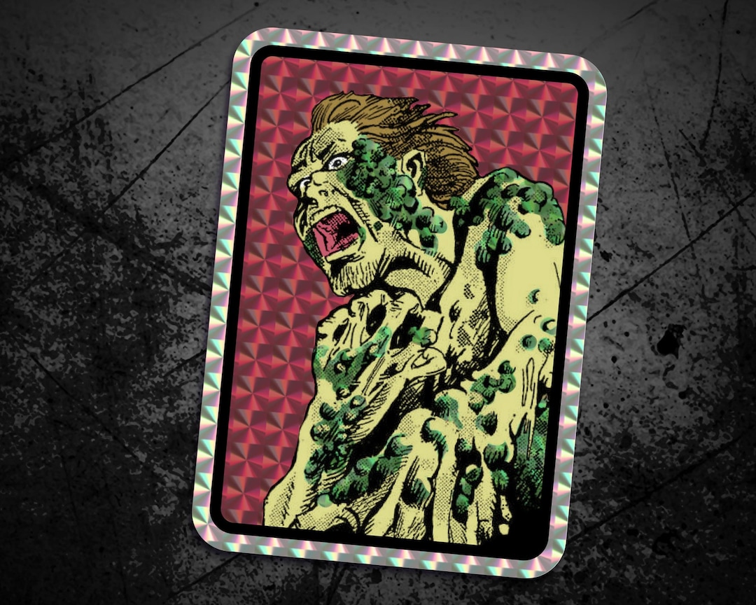 Boiling Man Horror Comic Prism Sticker - Retro 80s Gore Sci-fi Inspired ...