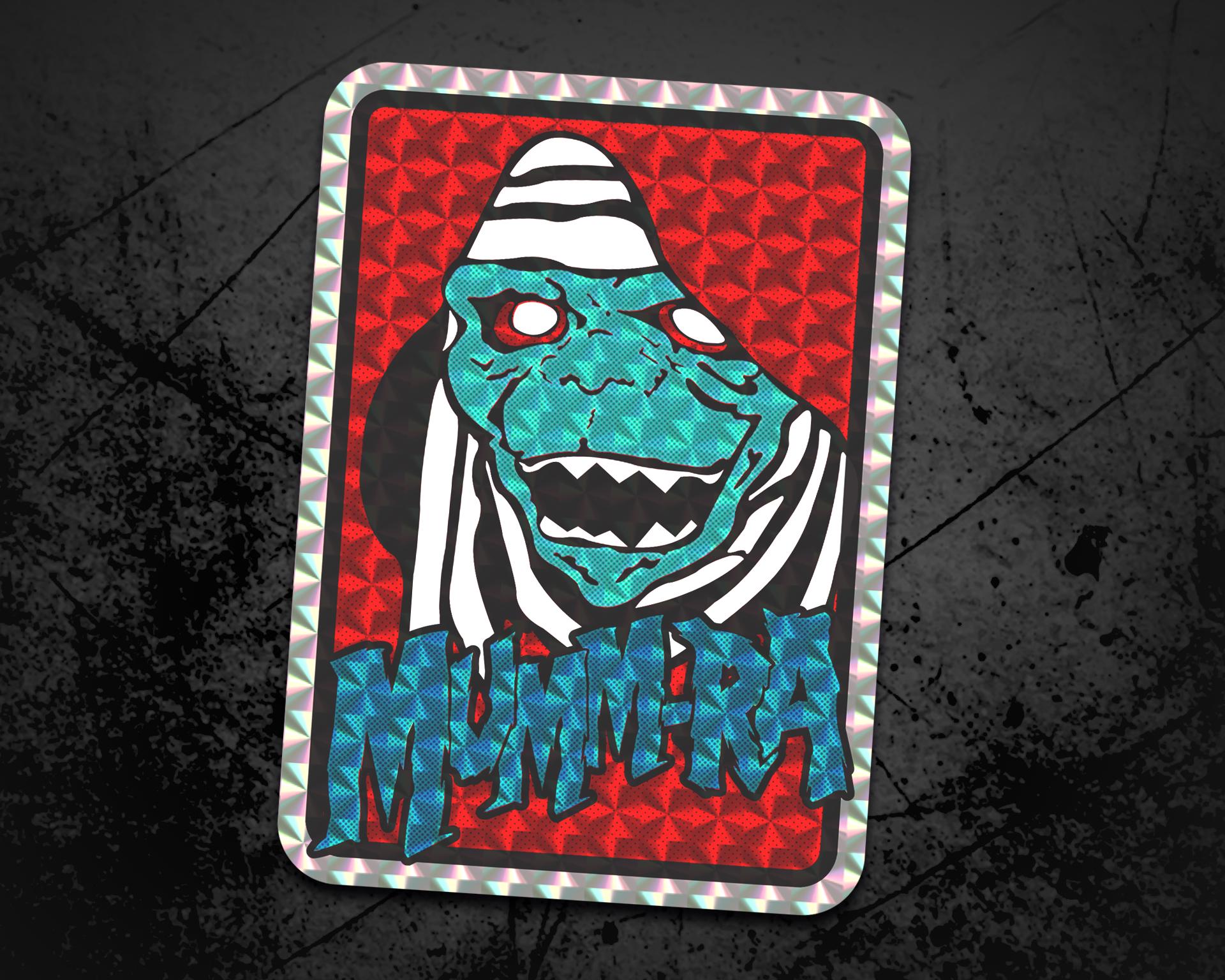 Mumm-ra Thundercats Holographic Prism Sticker, Retro Cartoon Decal ...