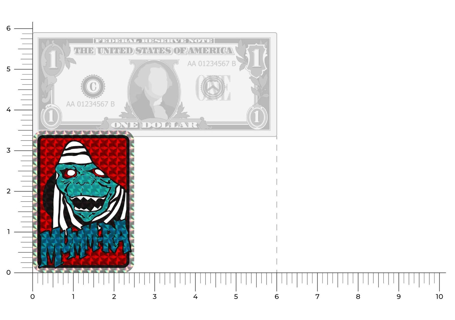 Mumm-ra Thundercats Holographic Prism Sticker, Retro Cartoon Decal ...